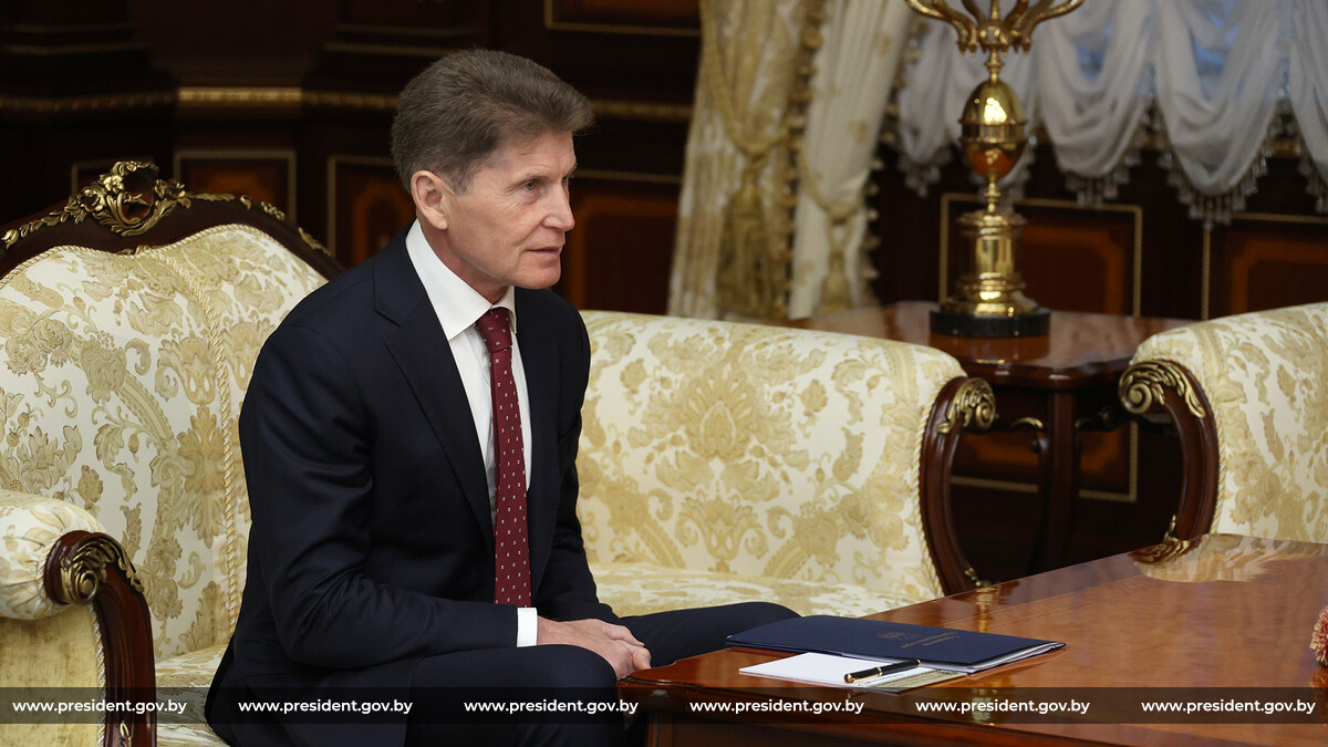 Meeting with Governor of Russia’s Primorye Territory Oleg Kozhemyako ...