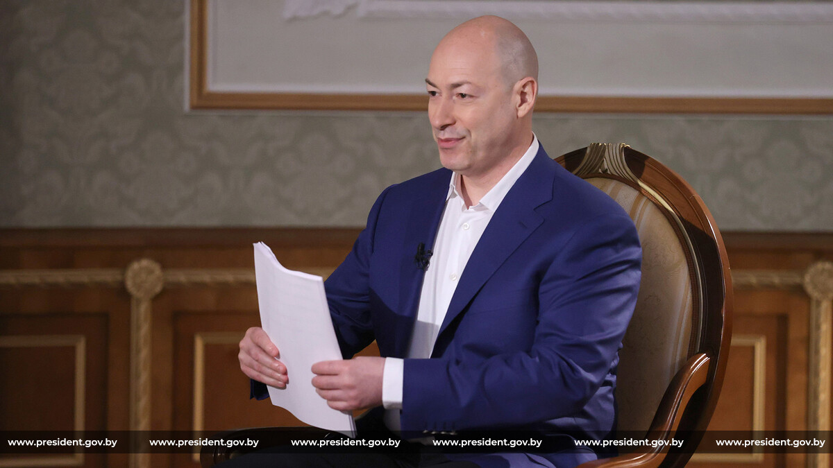 Interview to Ukrainian journalist Dmitry Gordon | Official Internet ...