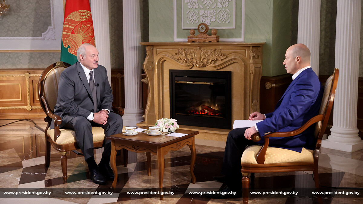 Interview to Ukrainian journalist Dmitry Gordon | Official Internet ...