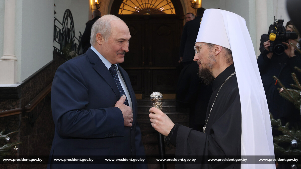 Visit to Church of the Exaltation of the Holy Cross in Minsk | Official ...